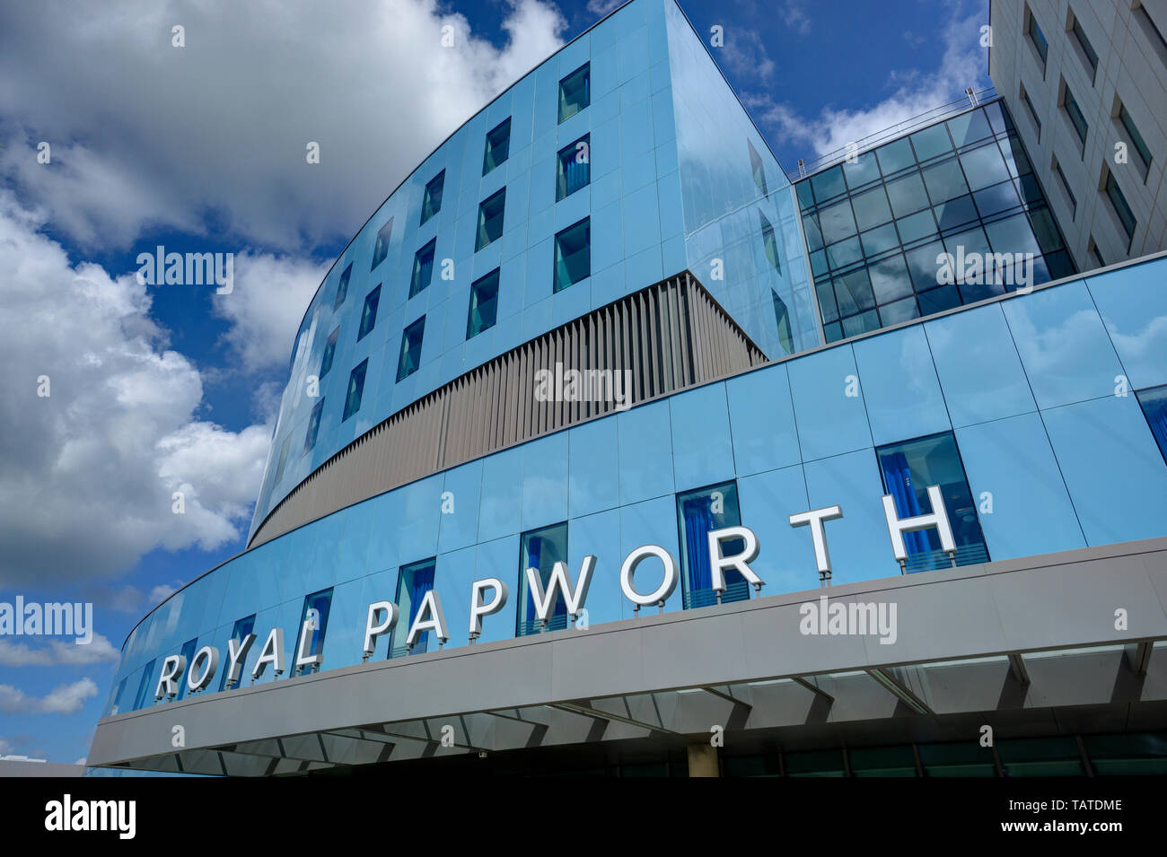 Papworth Hospital exterior Stock Photo - Alamy