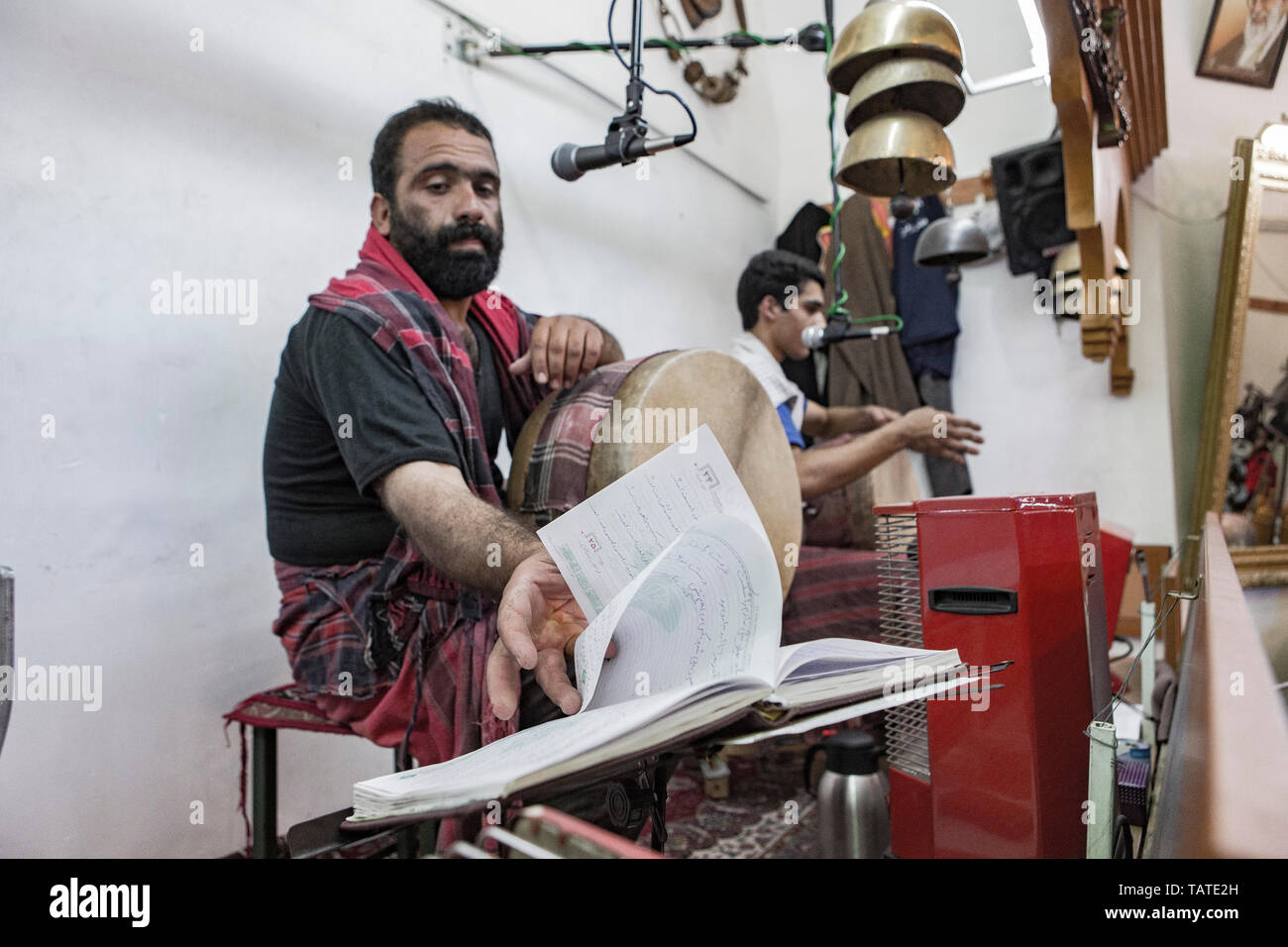 Traditional Sport or Varzesh-e bastani, Zurkhane, Kashan, Iran Stock ...
