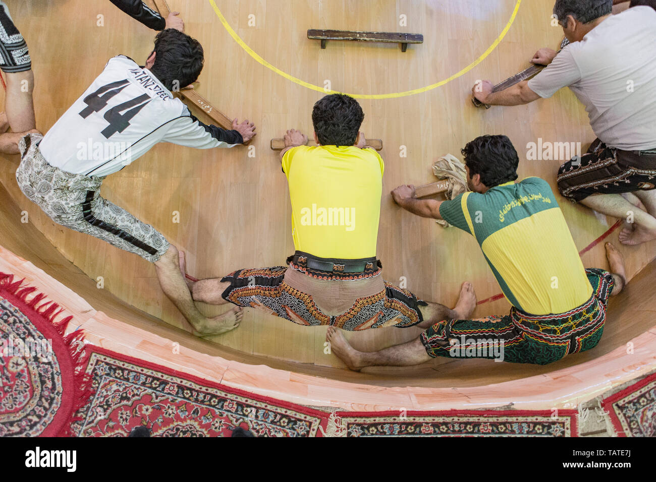 Traditional Sport or Varzesh-e bastani, Zurkhane, Kashan, Iran Stock ...