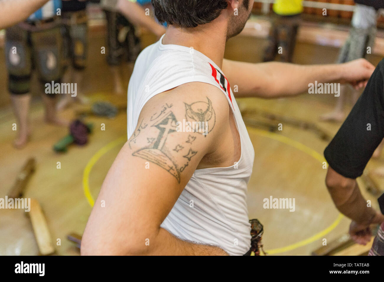 Traditional Sport or Varzesh-e bastani, Zurkhane, Kashan, Iran Stock ...