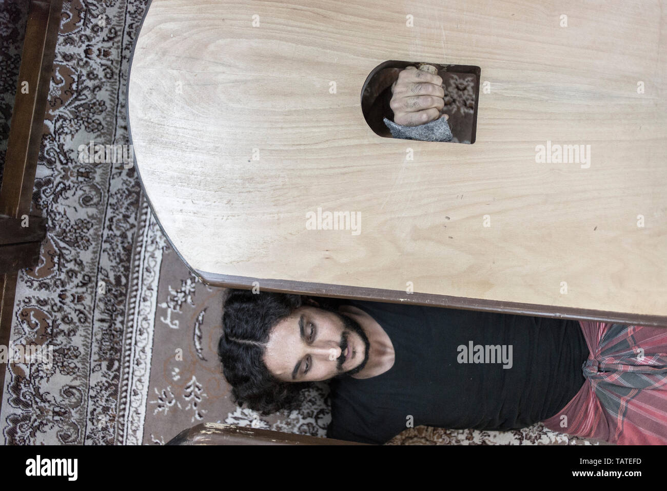 Traditional Sport or Varzesh-e bastani, Zurkhane, Kashan, Iran Stock ...