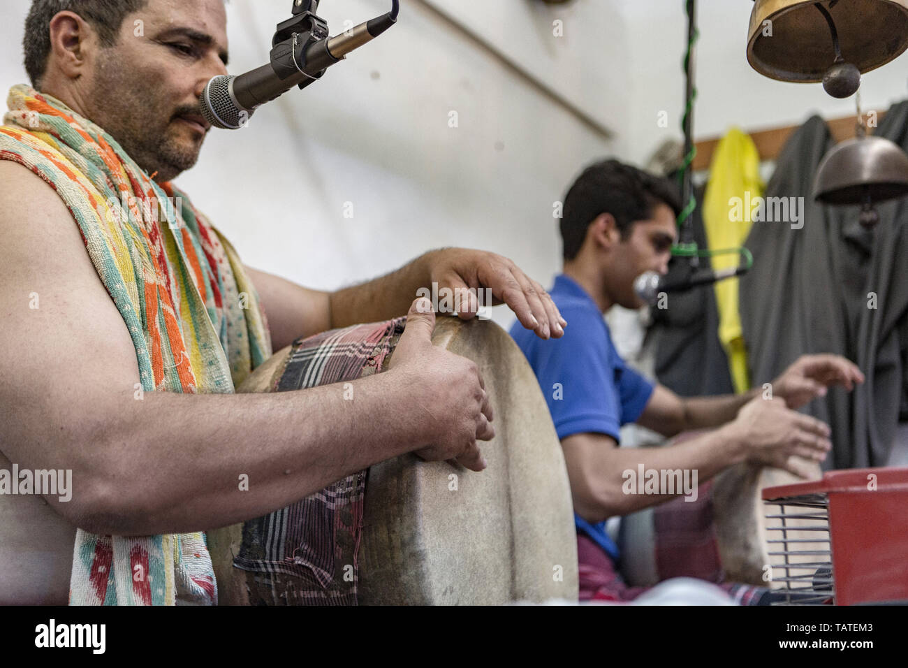 Traditional Sport or Varzesh-e bastani, Zurkhane, Kashan, Iran Stock ...