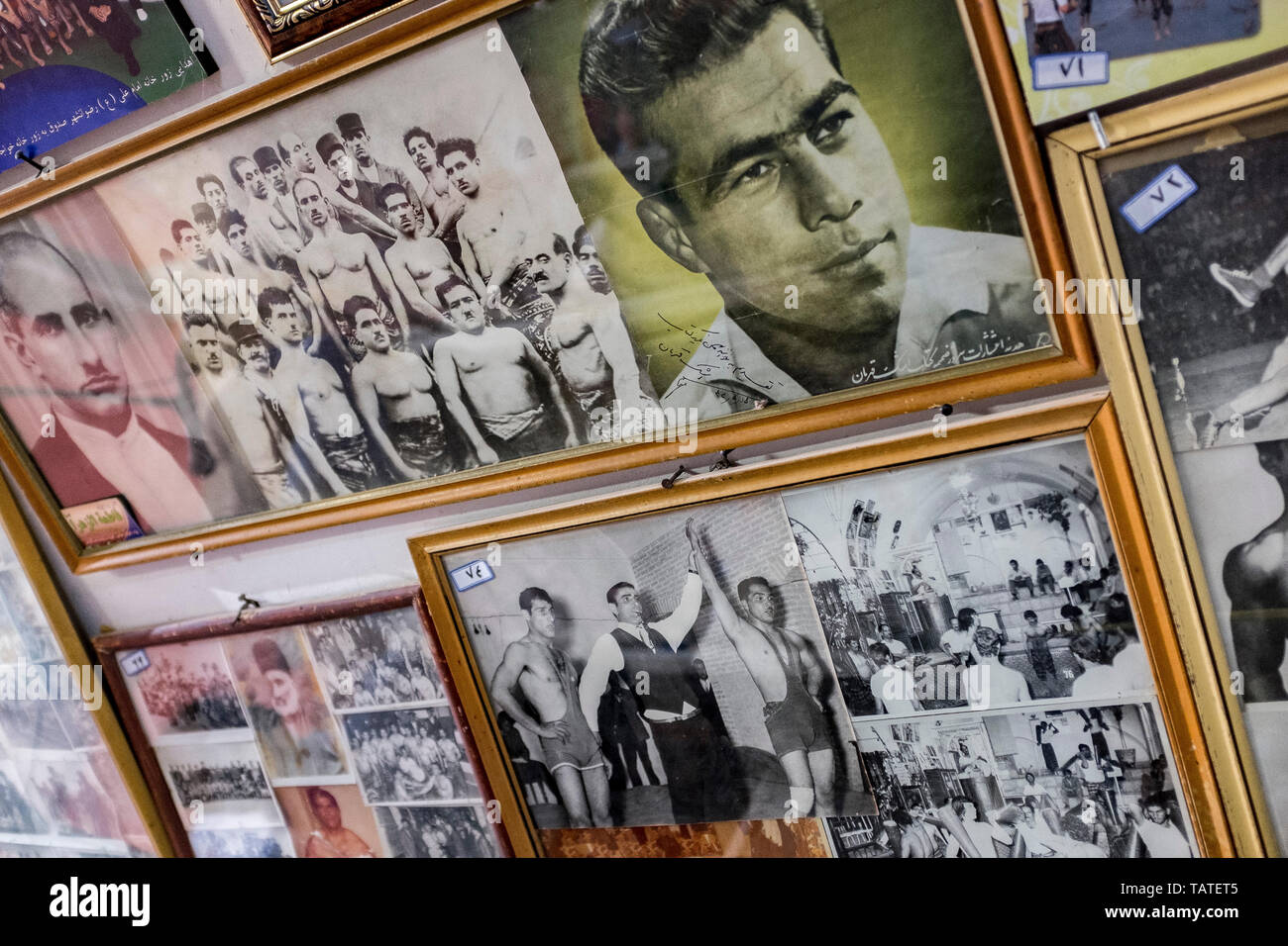 Traditional Sport or Varzesh-e bastani, Zurkhane, Kashan, Iran Stock ...