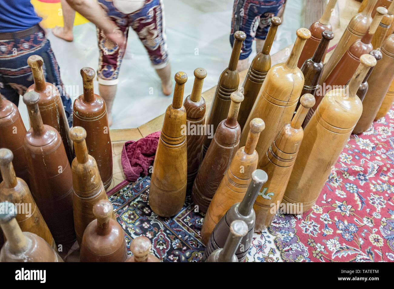 Traditional Sport or Varzesh-e bastani, Zurkhane, Kashan, Iran Stock ...