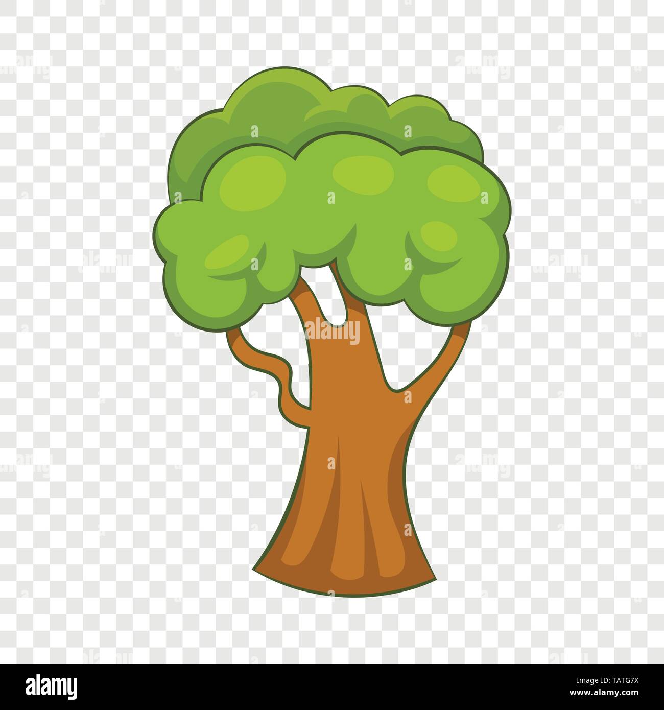 Forest tree icon, cartoon style Stock Vector Image & Art - Alamy
