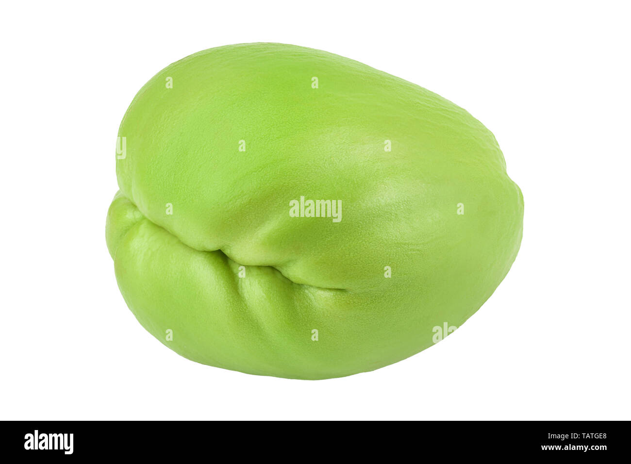 fresh Chayote vegetable isolated on white background Stock Photo - Alamy