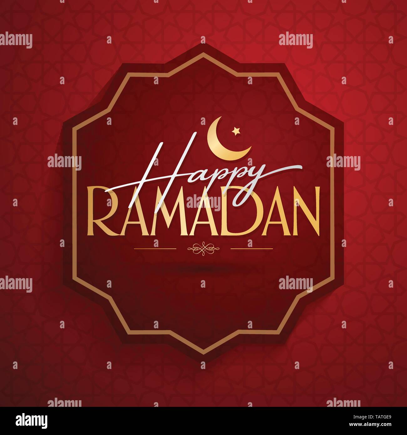 Happy Ramadan. Holy month of muslim community Ramazan. Billboard ...