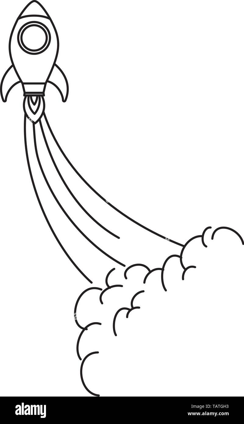 Up in sky cartoon Black and White Stock Photos & Images - Alamy