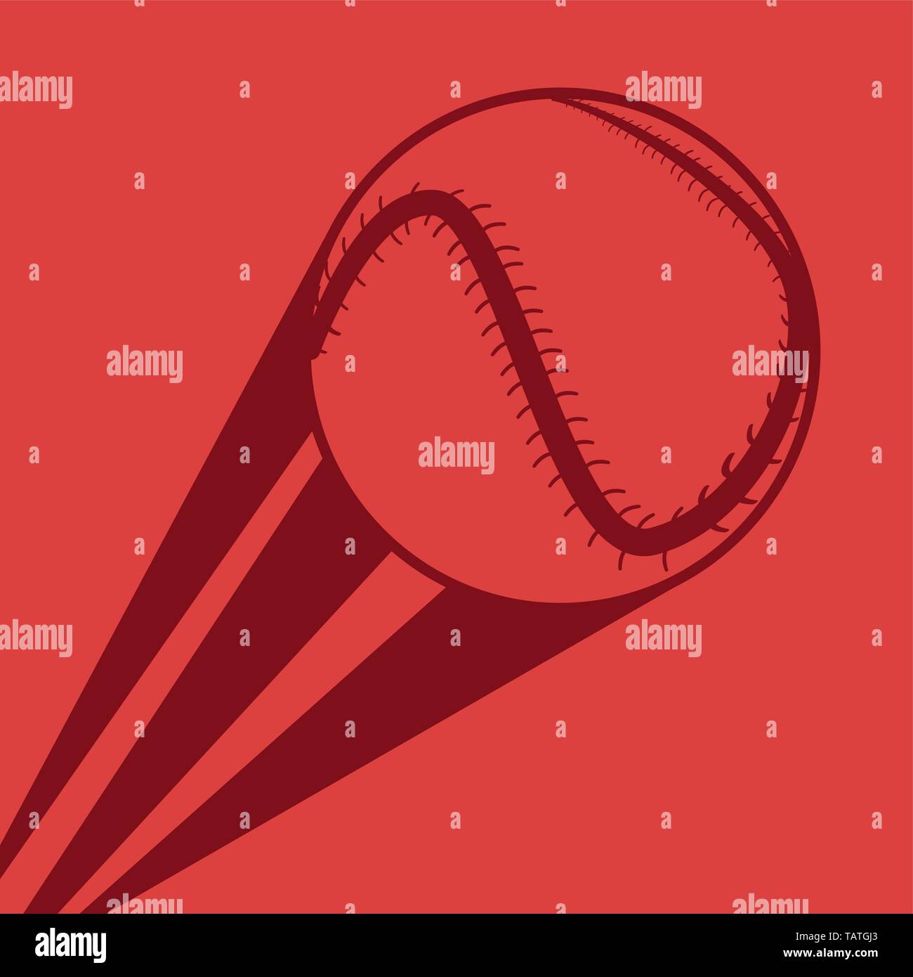 Flying baseball ball icon icon Stock Vector Images - Alamy