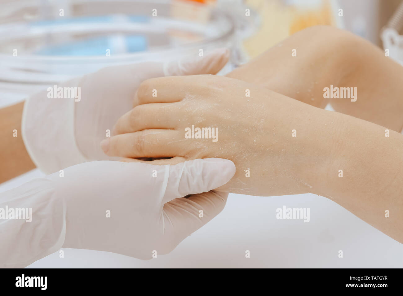 Adult application beauty care caucasian close up cream female fe hi-res ...