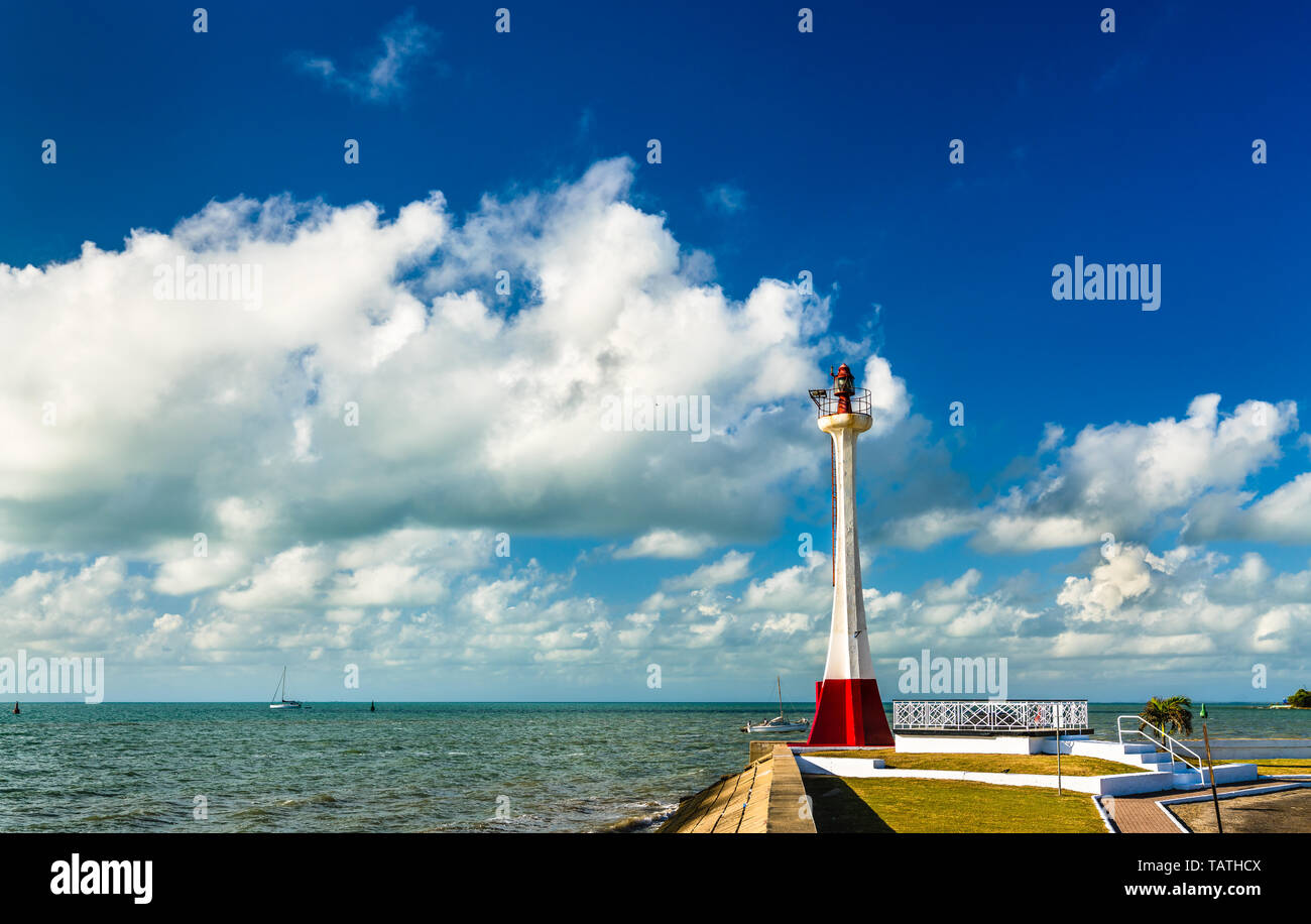 Baron Bliss Lighthouse in Belize City Stock Photo - Alamy
