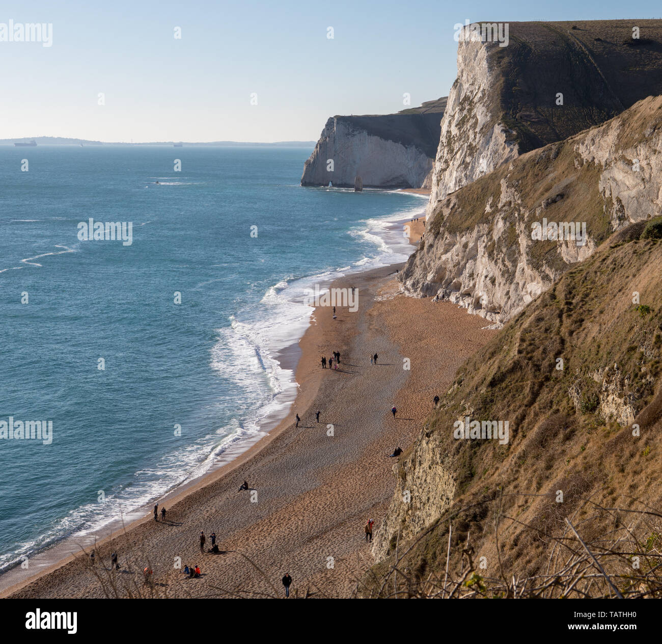 Cliff top durdle door hi-res stock photography and images - Alamy