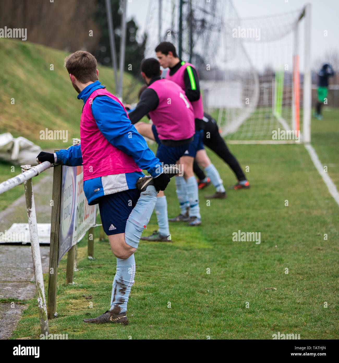 Football practice drills hi-res stock photography and images - Alamy