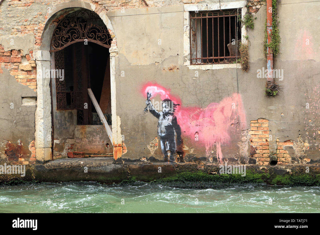 Banksy venise hi-res stock photography and images - Alamy