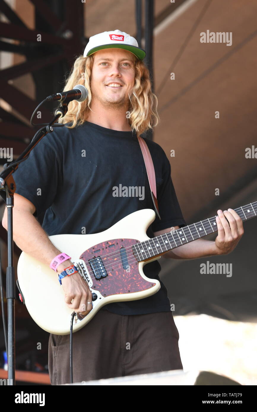 Singer, songwriter and guitarist Ben Reed is shown performing on stage ...
