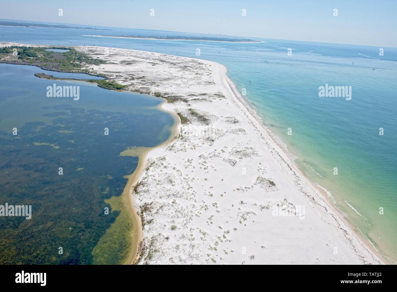 An Aerial View of Pensacola Beach, Florida, USA Stock Photo - Alamy