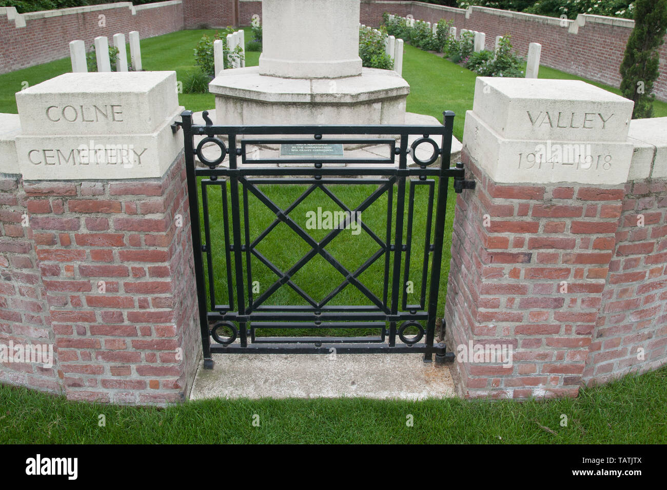 cemetery graveyard Ypres Ieper Belgium Stock Photo - Alamy