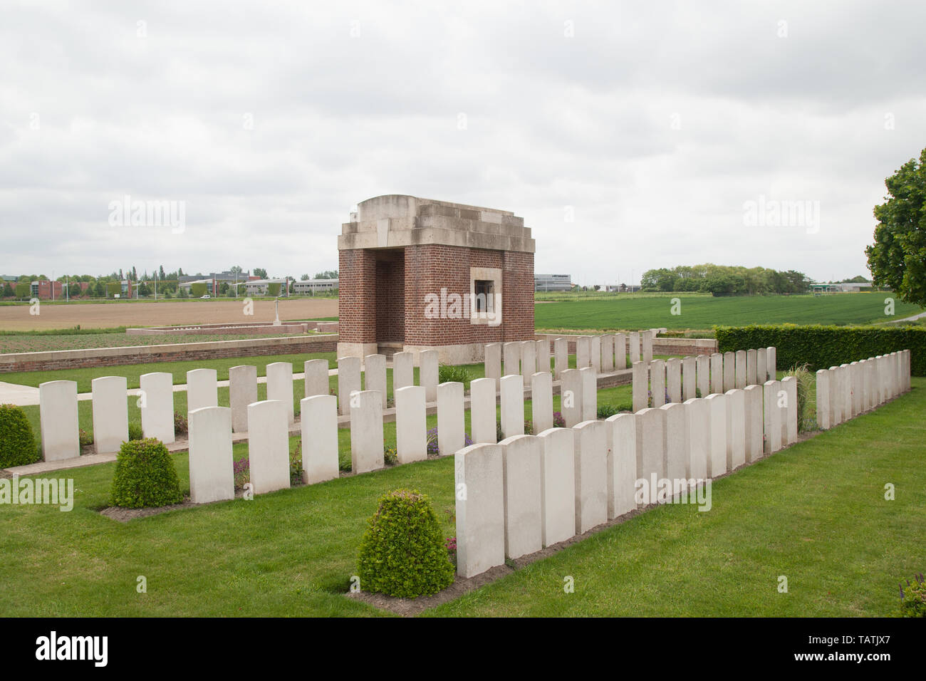 Headstones ieper belgium hi-res stock photography and images - Alamy