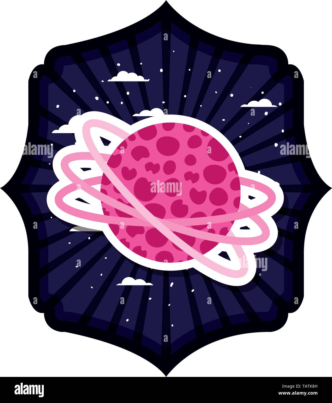 Orbital rings Stock Vector Images - Alamy