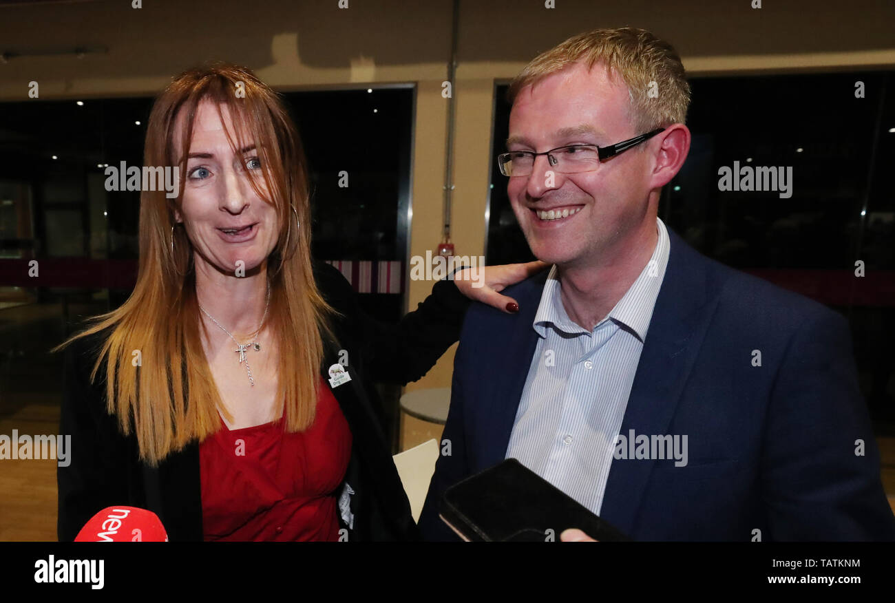 Independents 4 Change candidate Clare Daly and her legal advisor Gareth ...