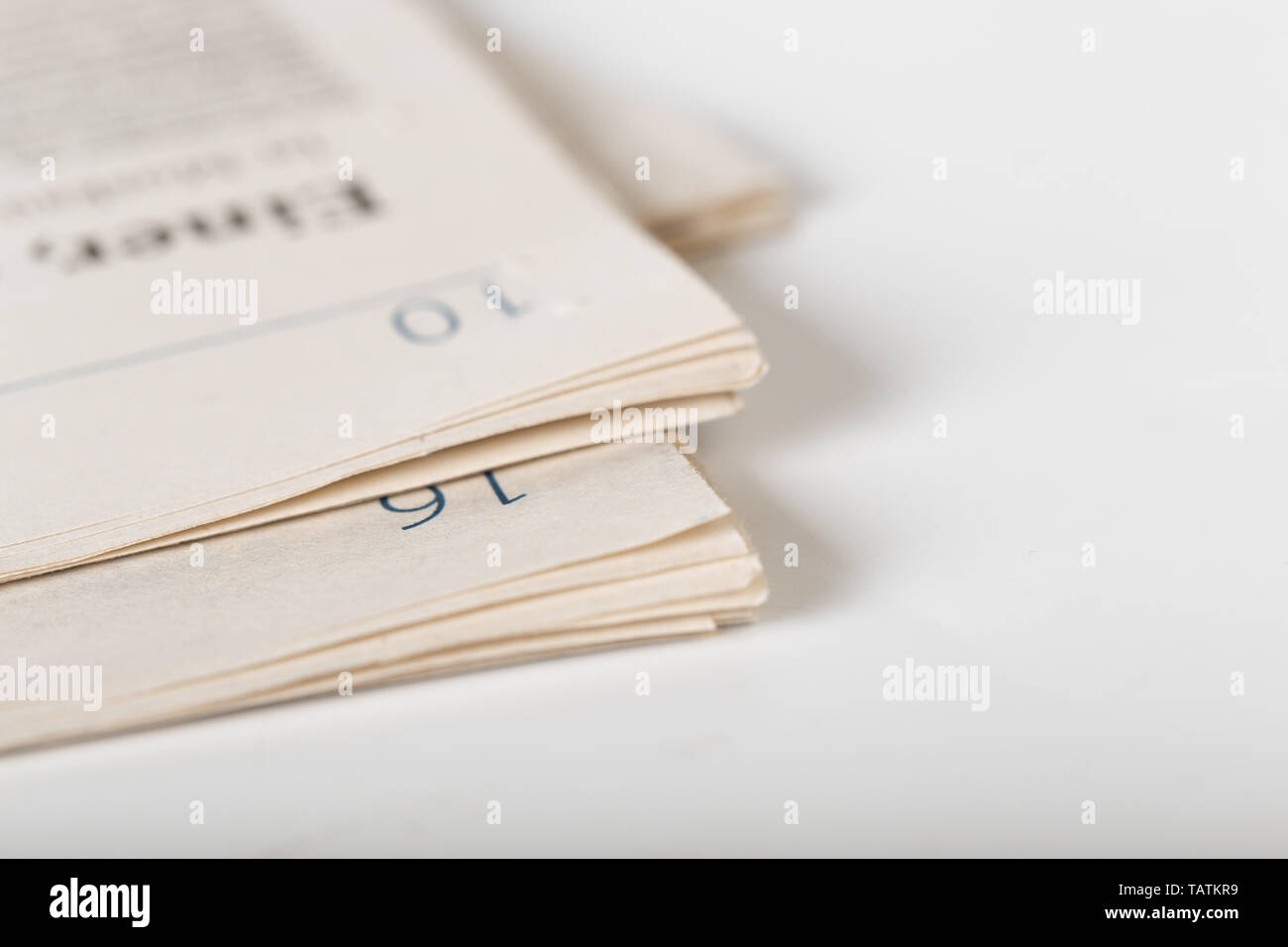 newspaper close up Stock Photo - Alamy