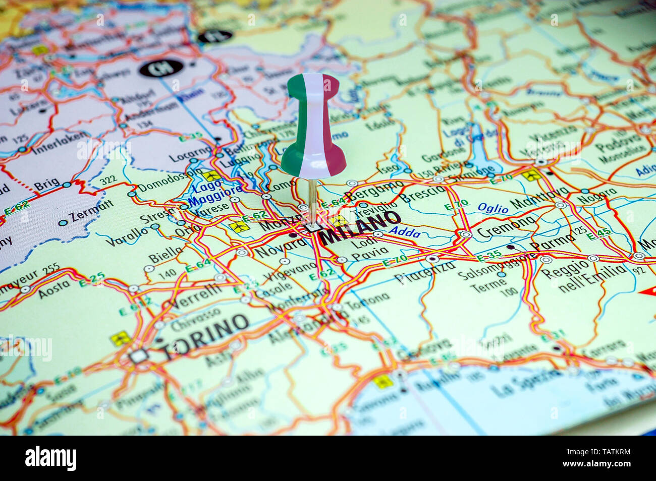 Europe centered world map hi-res stock photography and images - Alamy