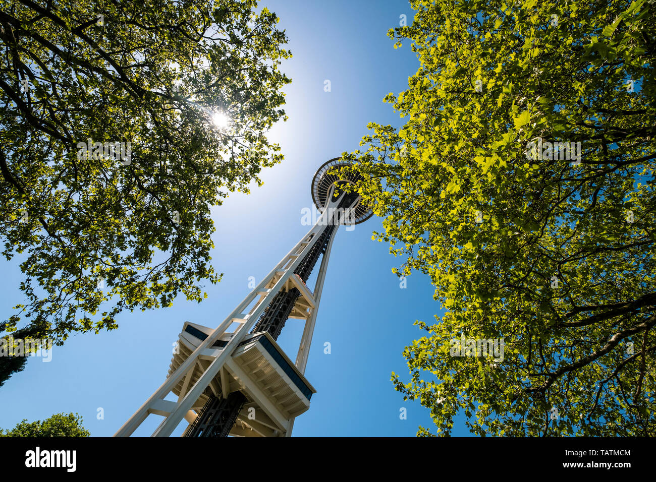 Space needle famous icon hi-res stock photography and images - Alamy