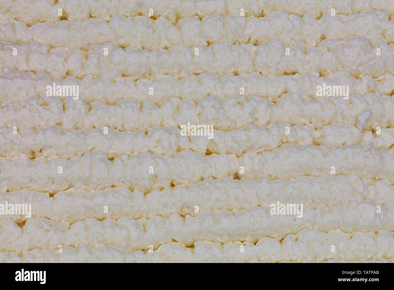 Texture and background of a wall made of construction foam laid in ...
