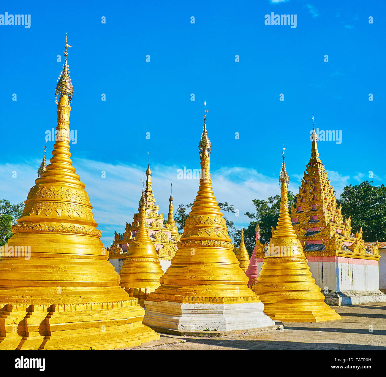 The complex of Nget Pyaw Taw Paya is fine example of traditional ...