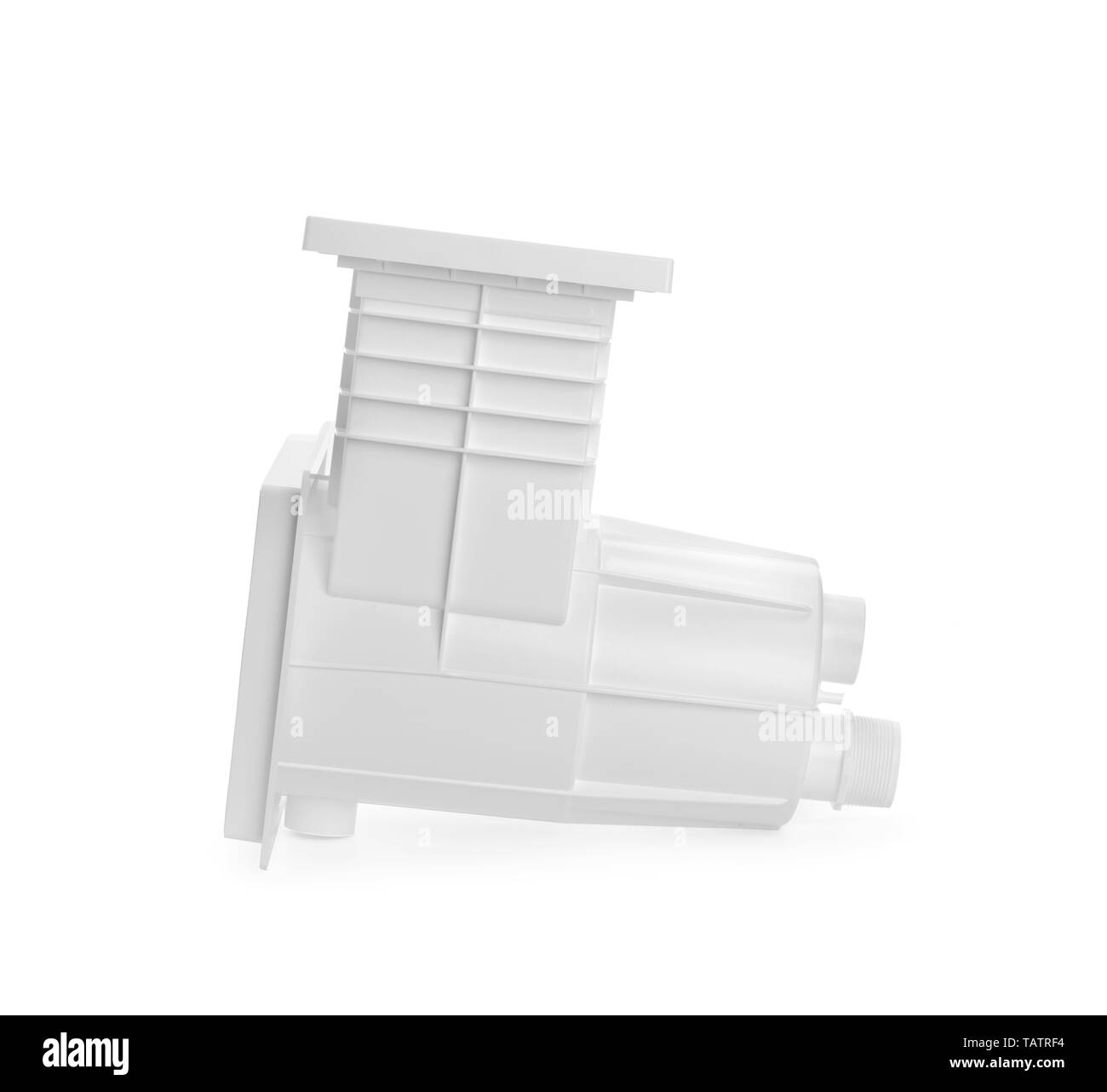 Plumber tube for water isolated on a white background Stock Photo - Alamy