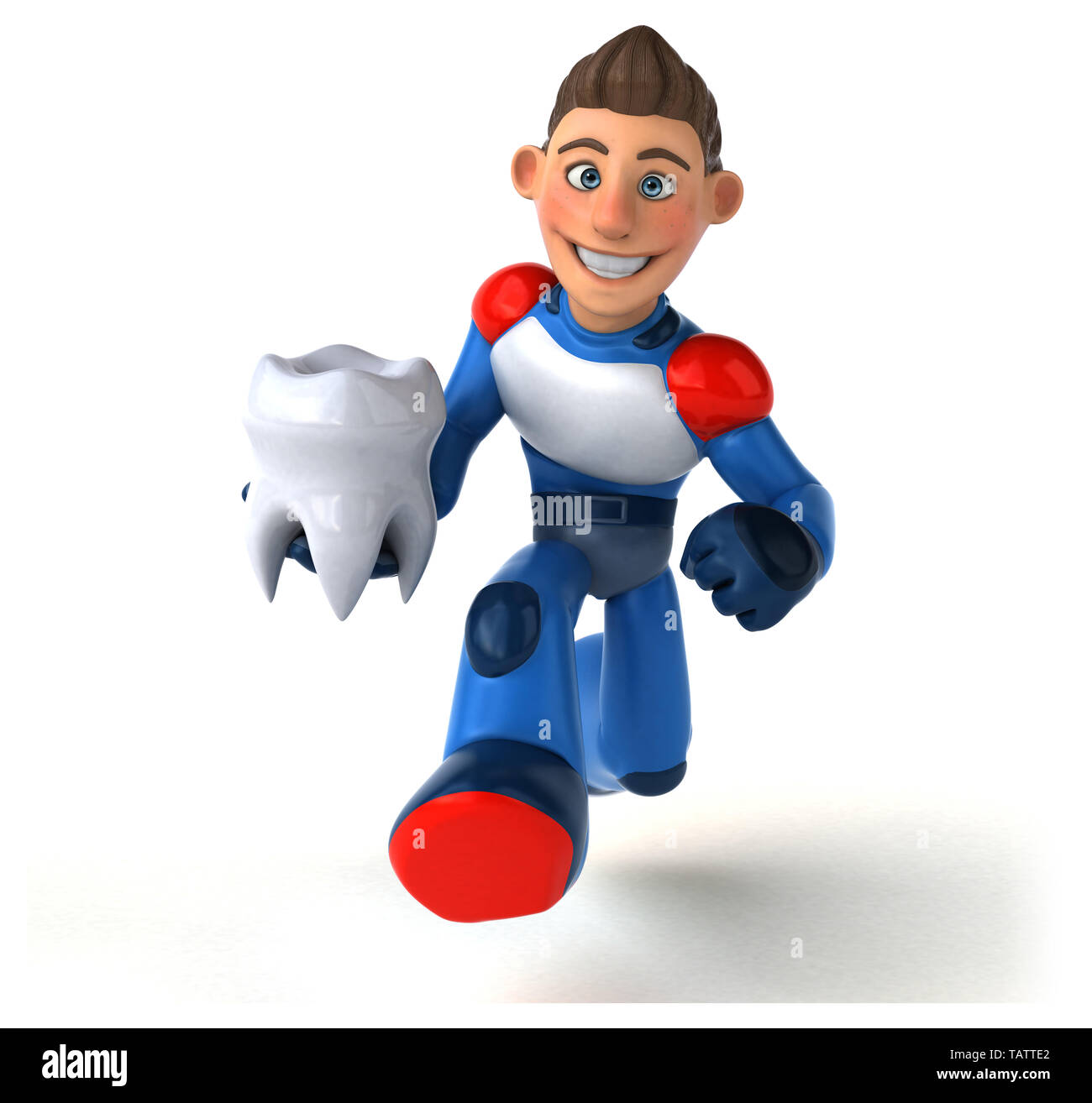 Cartoon illustration teeth super hero hi-res stock photography and ...