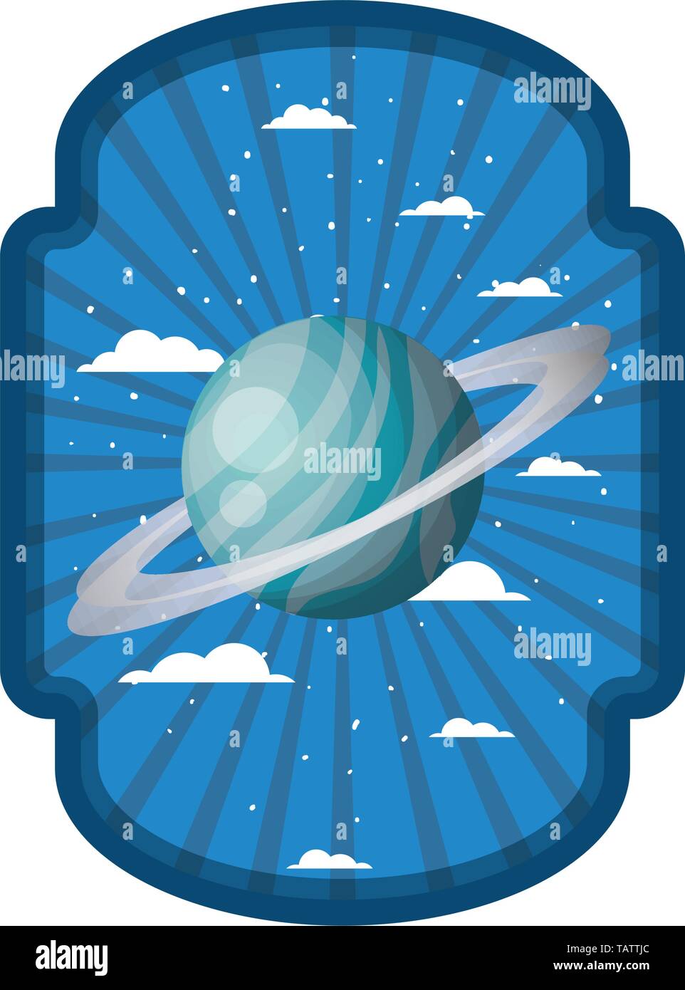 frame with planet of the solar system Stock Vector Image & Art - Alamy