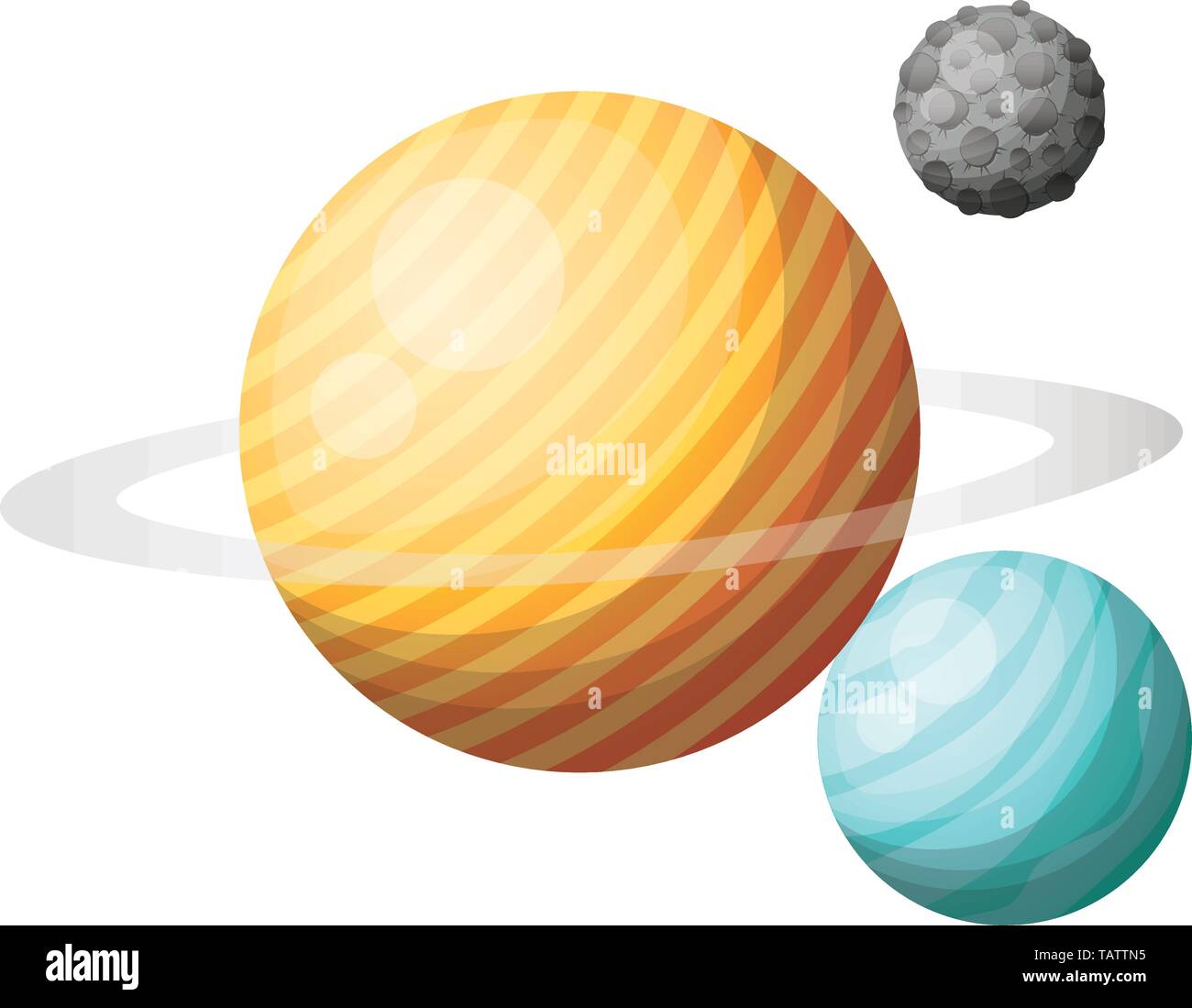 planets of the solar system isolated icon Stock Vector Image & Art - Alamy
