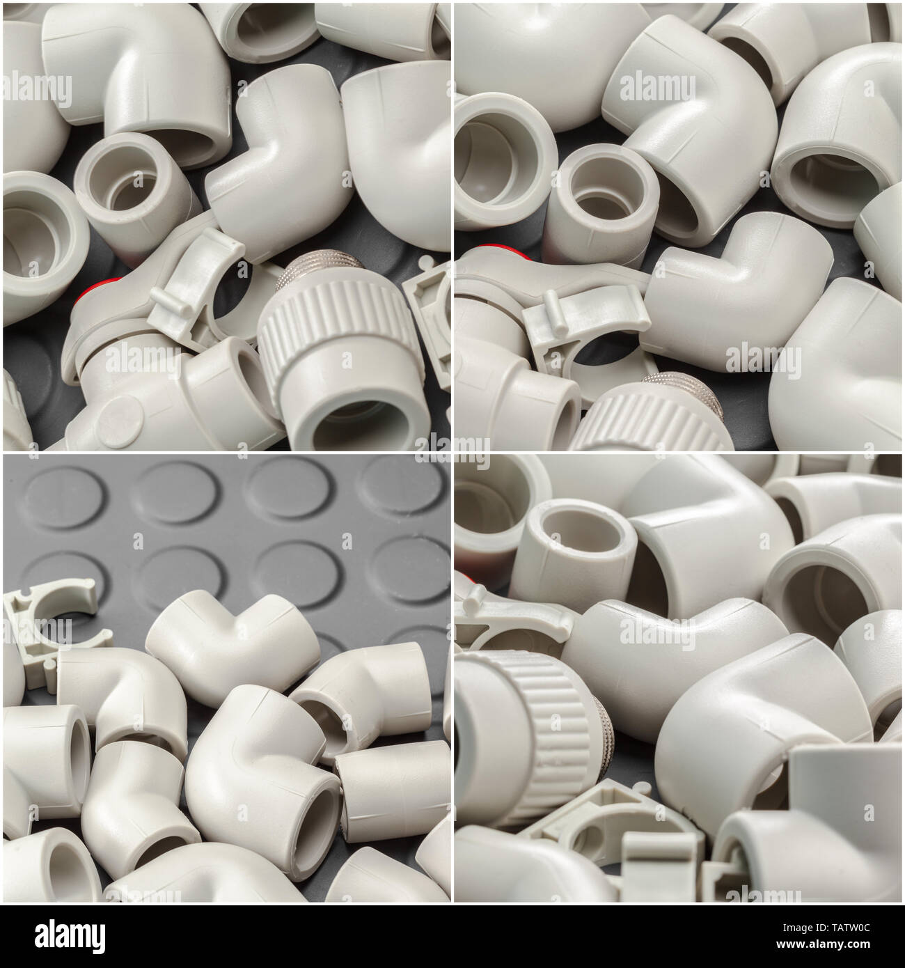 set of plumbing items Stock Photo - Alamy