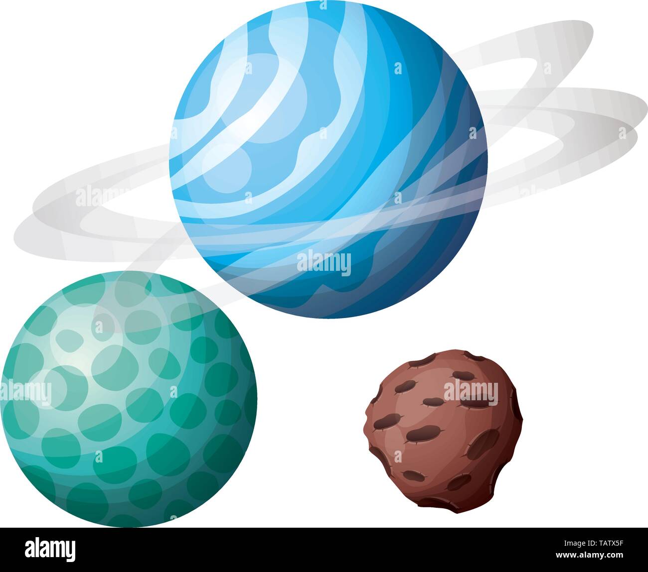 planets of the solar system isolated icon Stock Vector Image & Art - Alamy