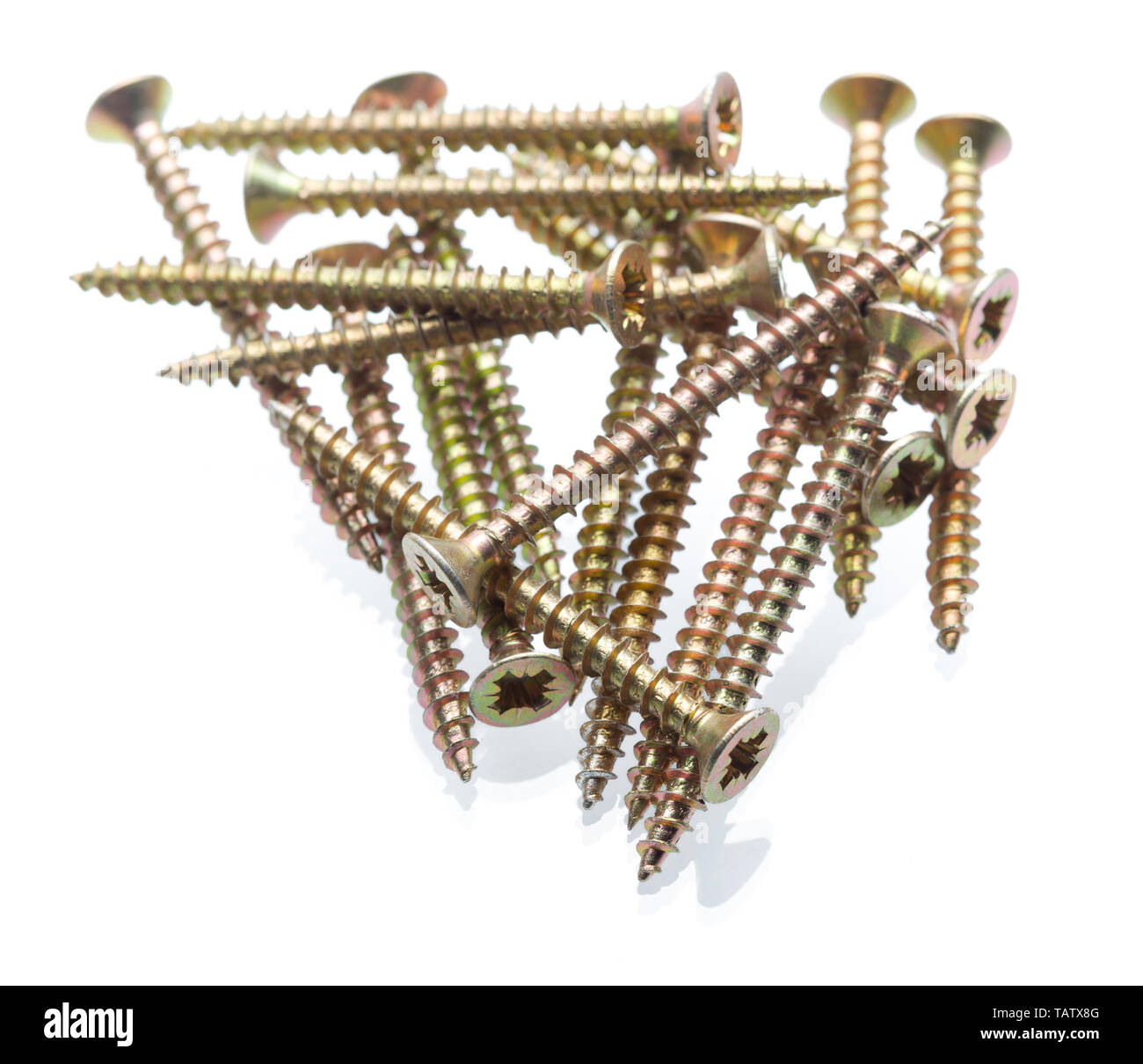 screw isolated on white Stock Photo - Alamy