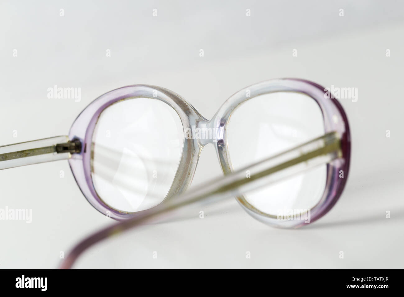 eyeglasses isolated on white Stock Photo - Alamy