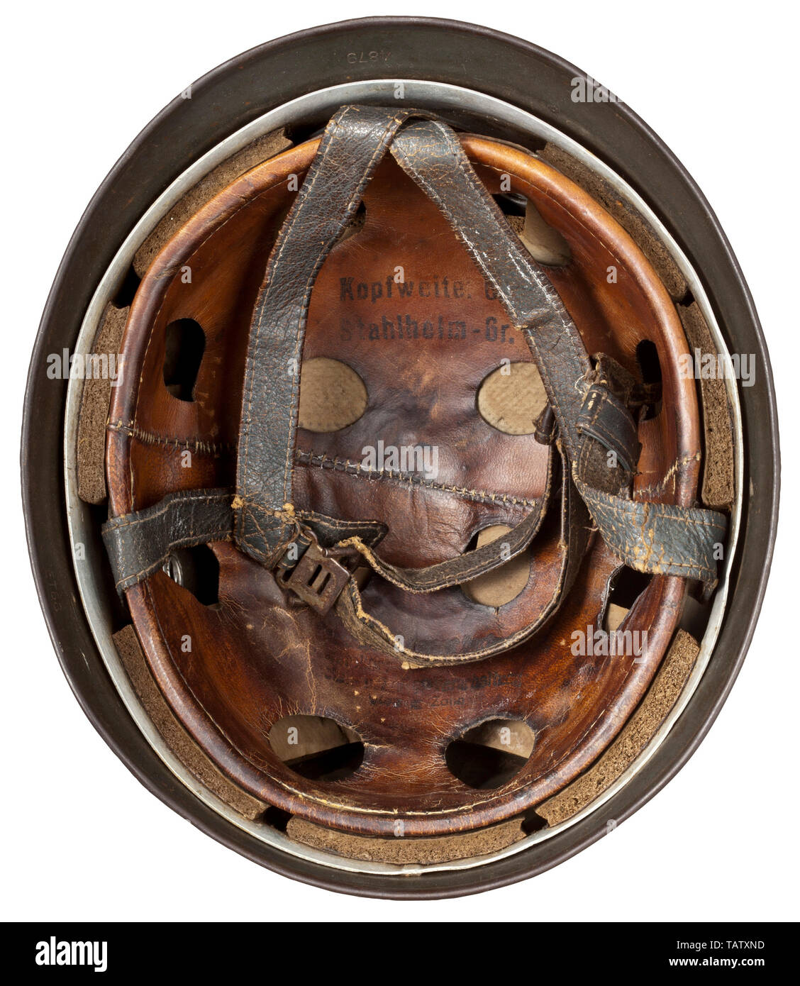 Body armour, helmets, German steel helmet M38 for paratroopers, in ...