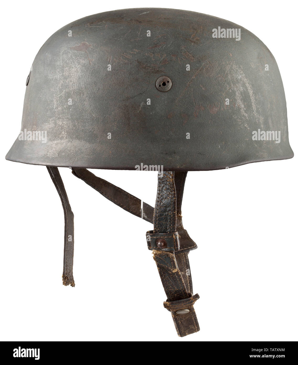 German paratroopers battle helmets Cut Out Stock Images & Pictures - Alamy