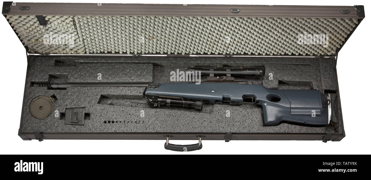 A Mauser Mod. 86 SR sniper's rifle, with Zeiss scope, in its case, Cal ...