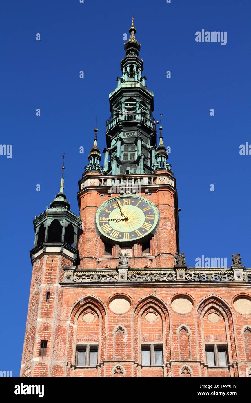 Poland - Gdansk city (also know nas Danzig) in Pomerania region. Famous ...