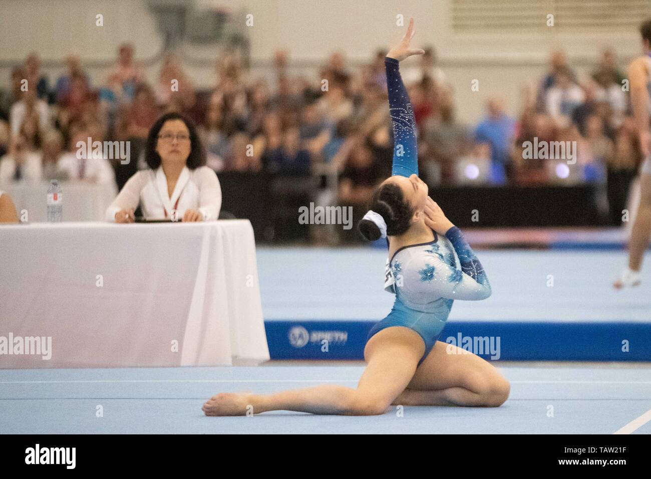 Ottawa, Canada. 26th May, 2019. Brooklyn Moors (#235) performs her ...