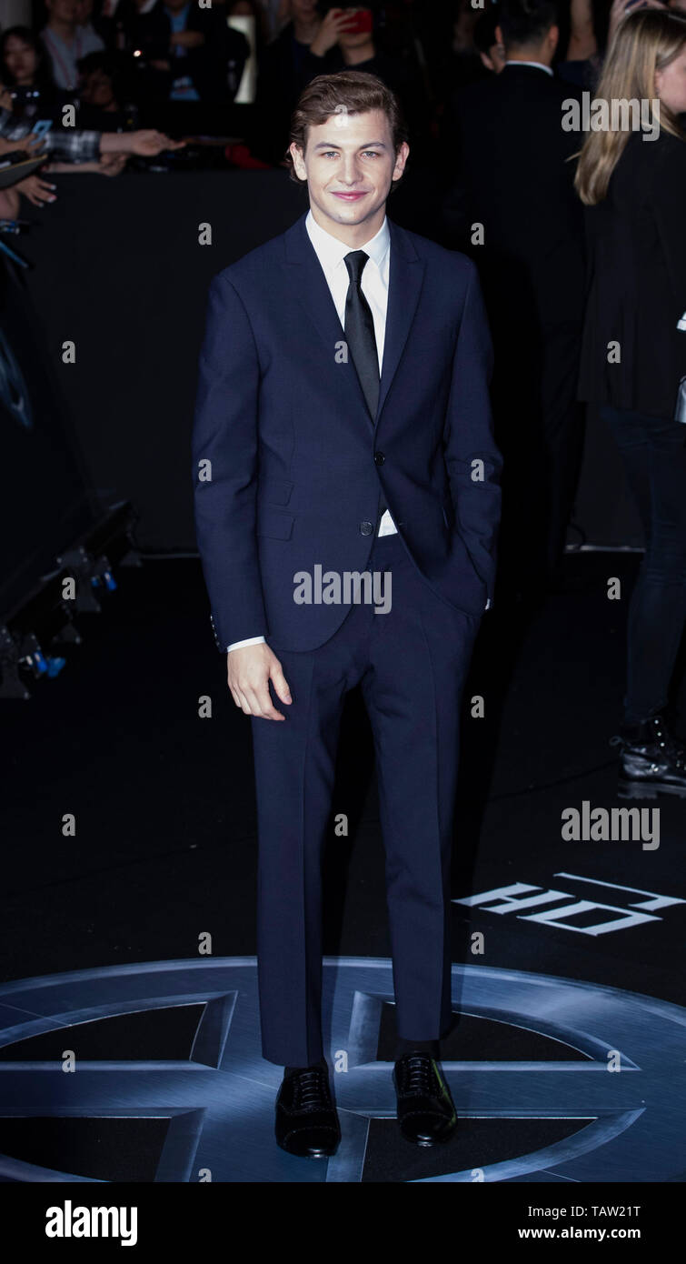 Seoul, South Korea. 27th May, 2019. Actor Tye Sheridan attends a red ...