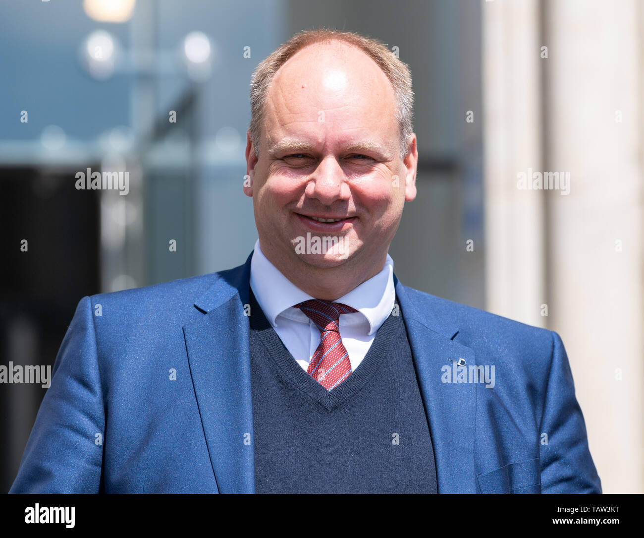 23 May 2019, Saxony, Dresden: Dirk Hilbert (FDP), Lord Mayor of Dresden ...