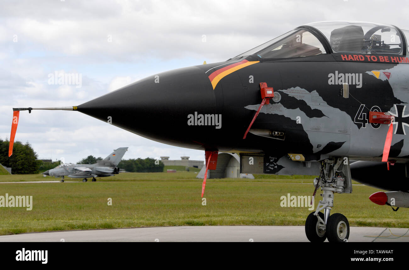 Jagel, Germany. 28th May, 2019. A tornado of the tactical air force ...