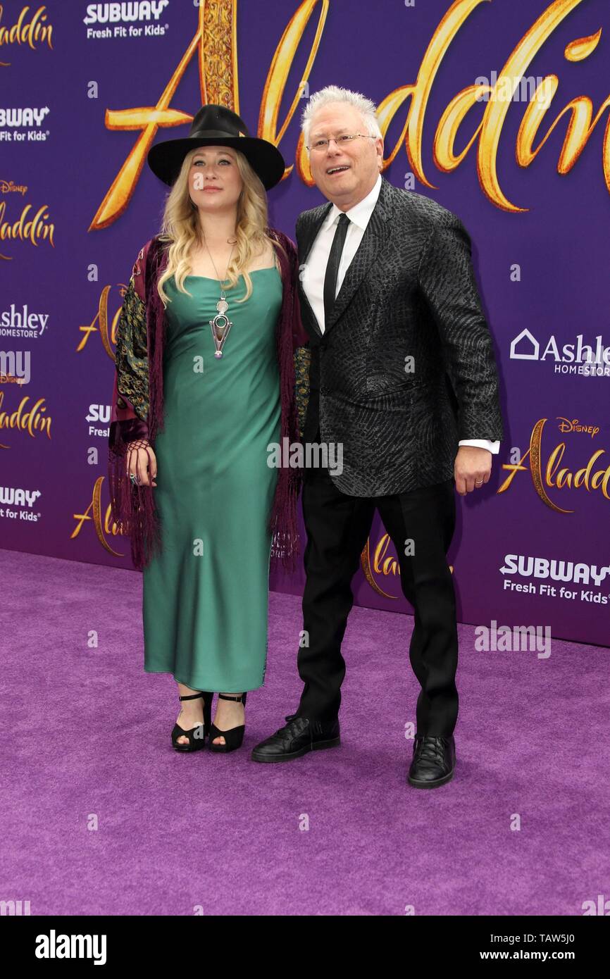 Anna Rose, Alan Menken at arrivals for ALADDIN Premiere, El Capitan ...