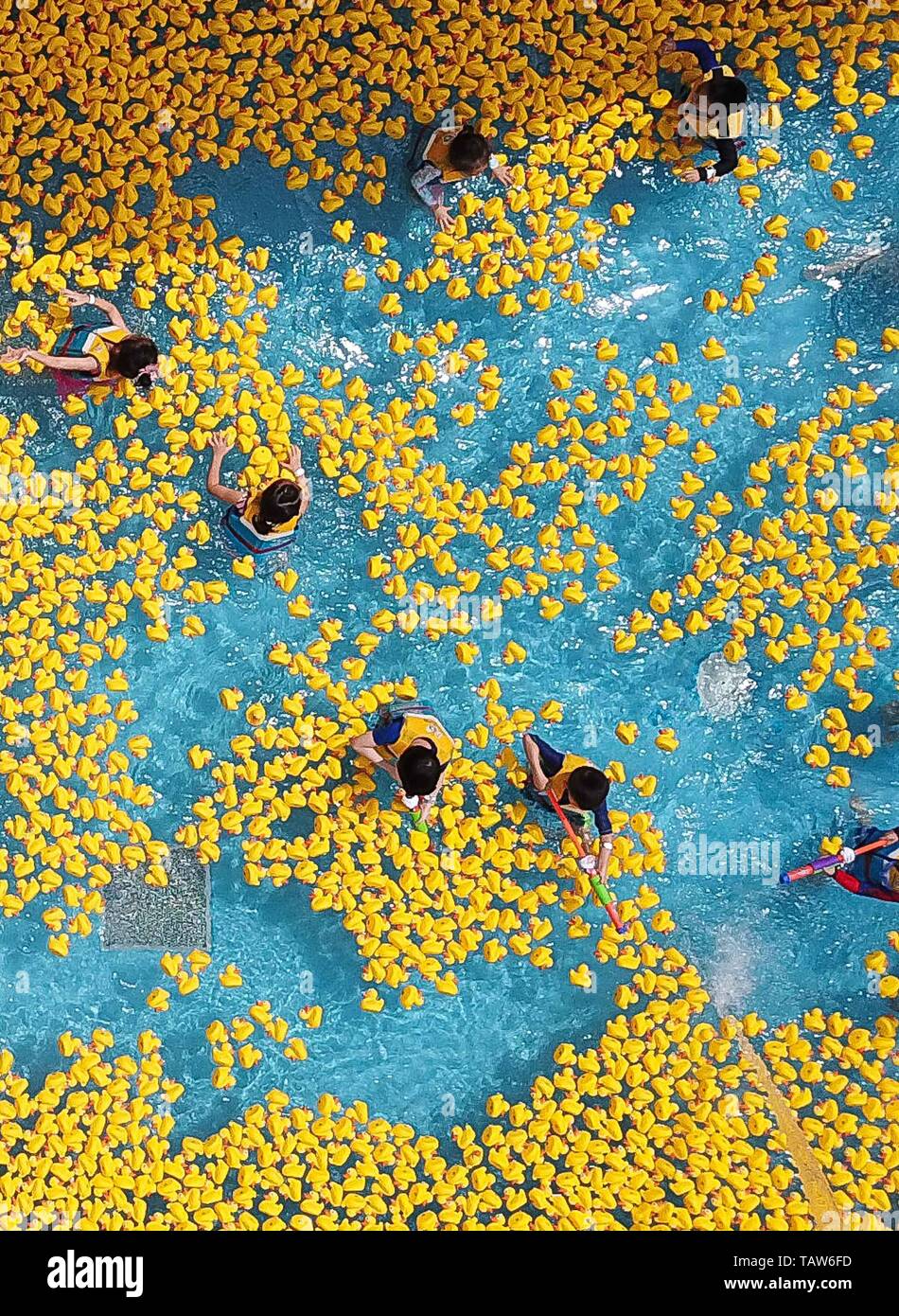 Guangzhou. 28th May, 2019. Aerial photo taken on May 28, 2019 shows ...