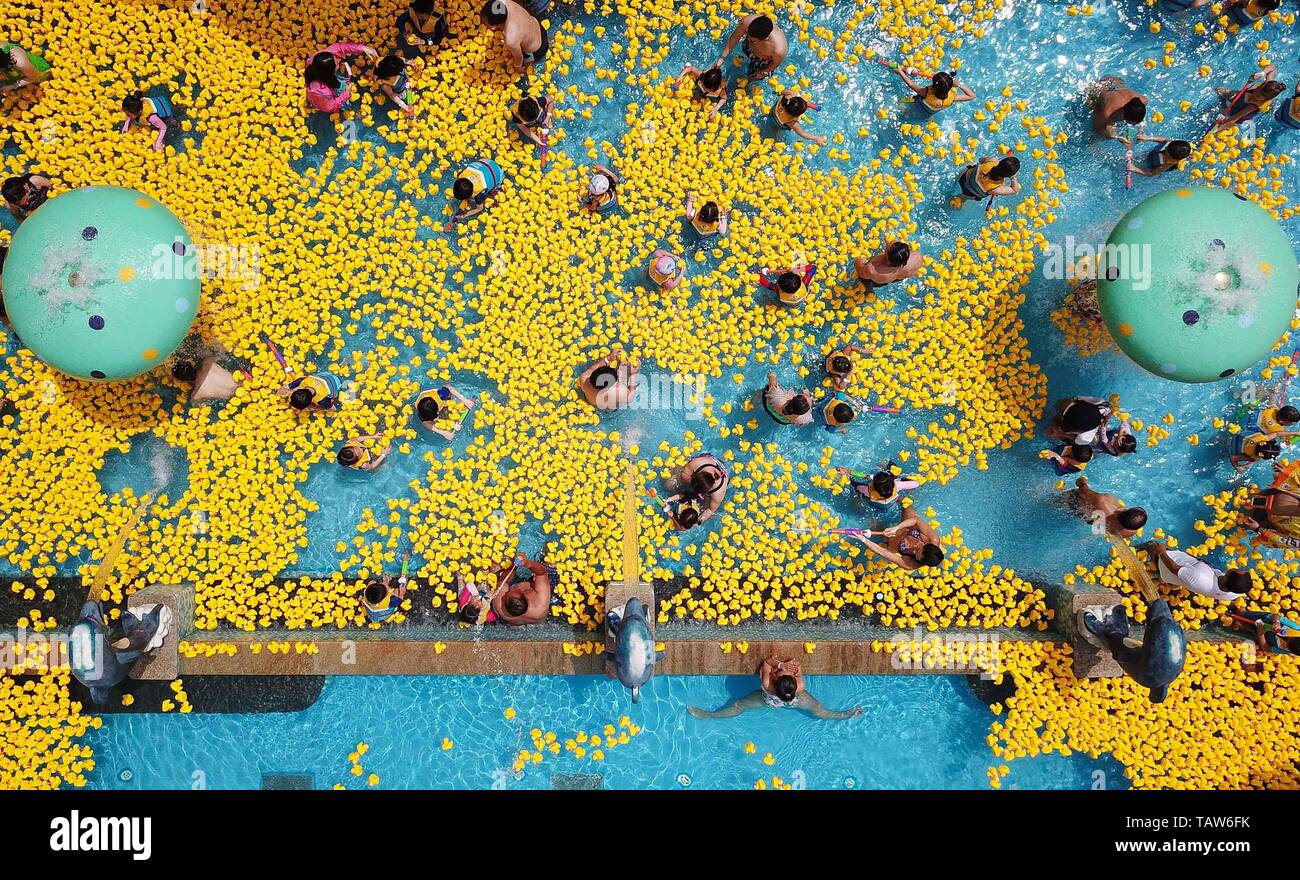 Guangzhou. 28th May, 2019. Aerial photo taken on May 28, 2019 shows ...