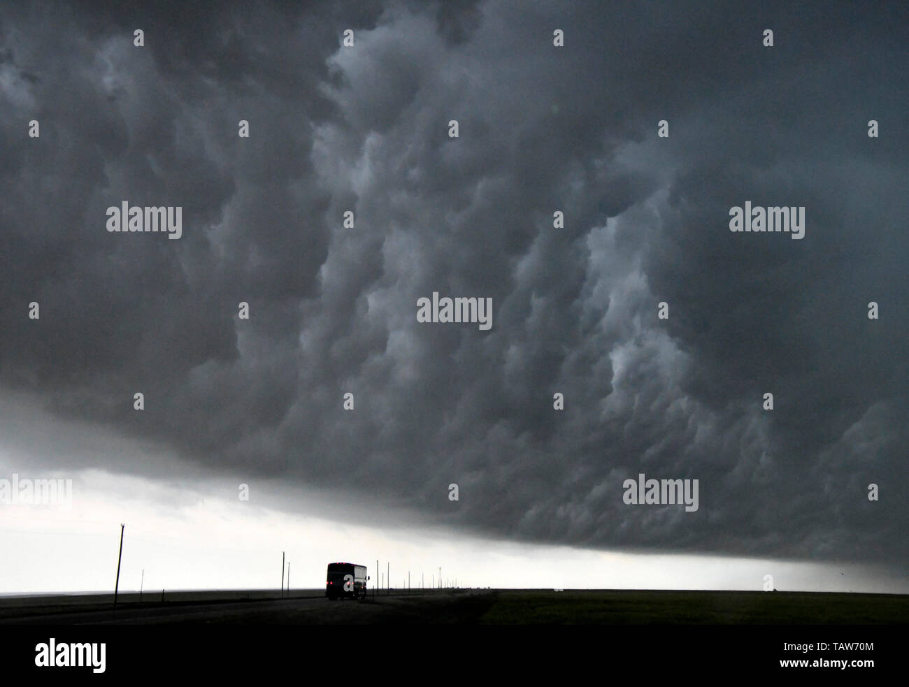 Tornado warn thunder storms cross over the Chivington Colorado Sunday ...