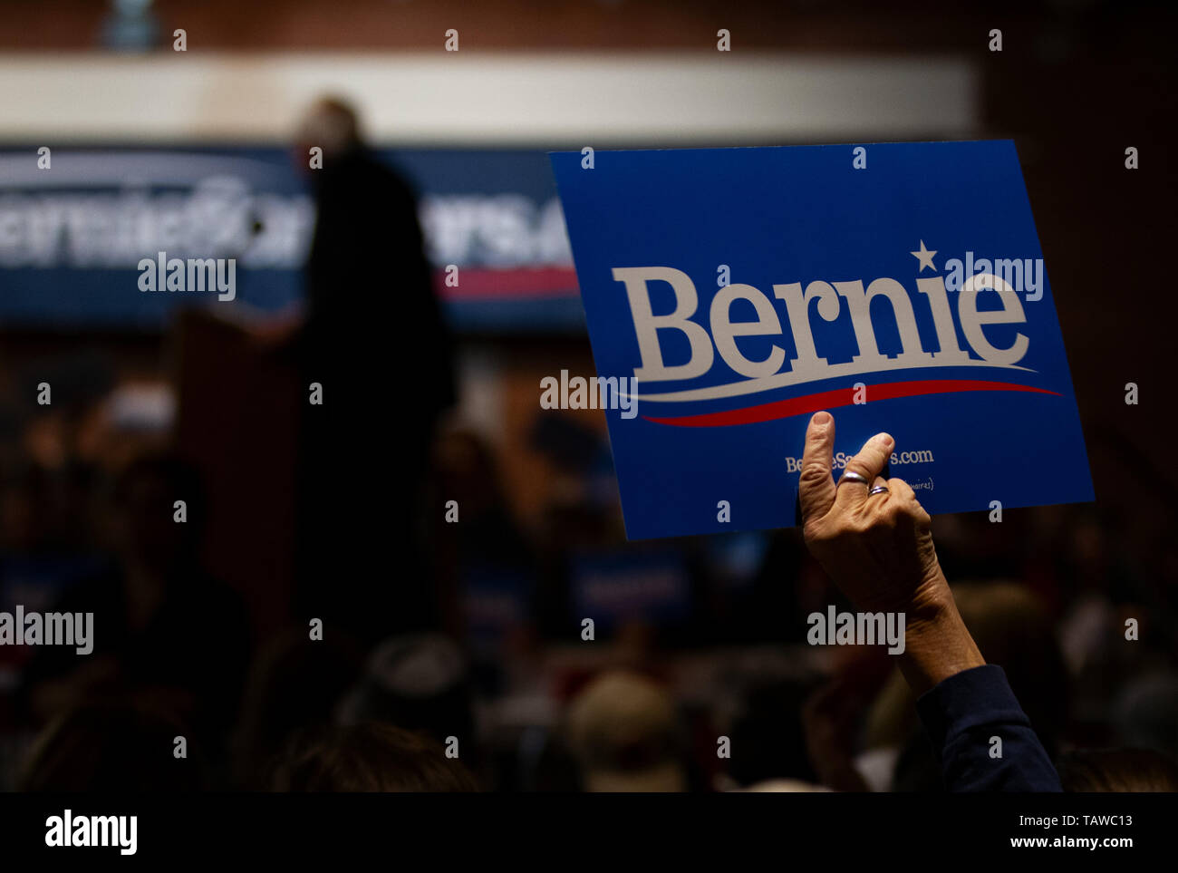 Bernie sign hi-res stock photography and images - Alamy